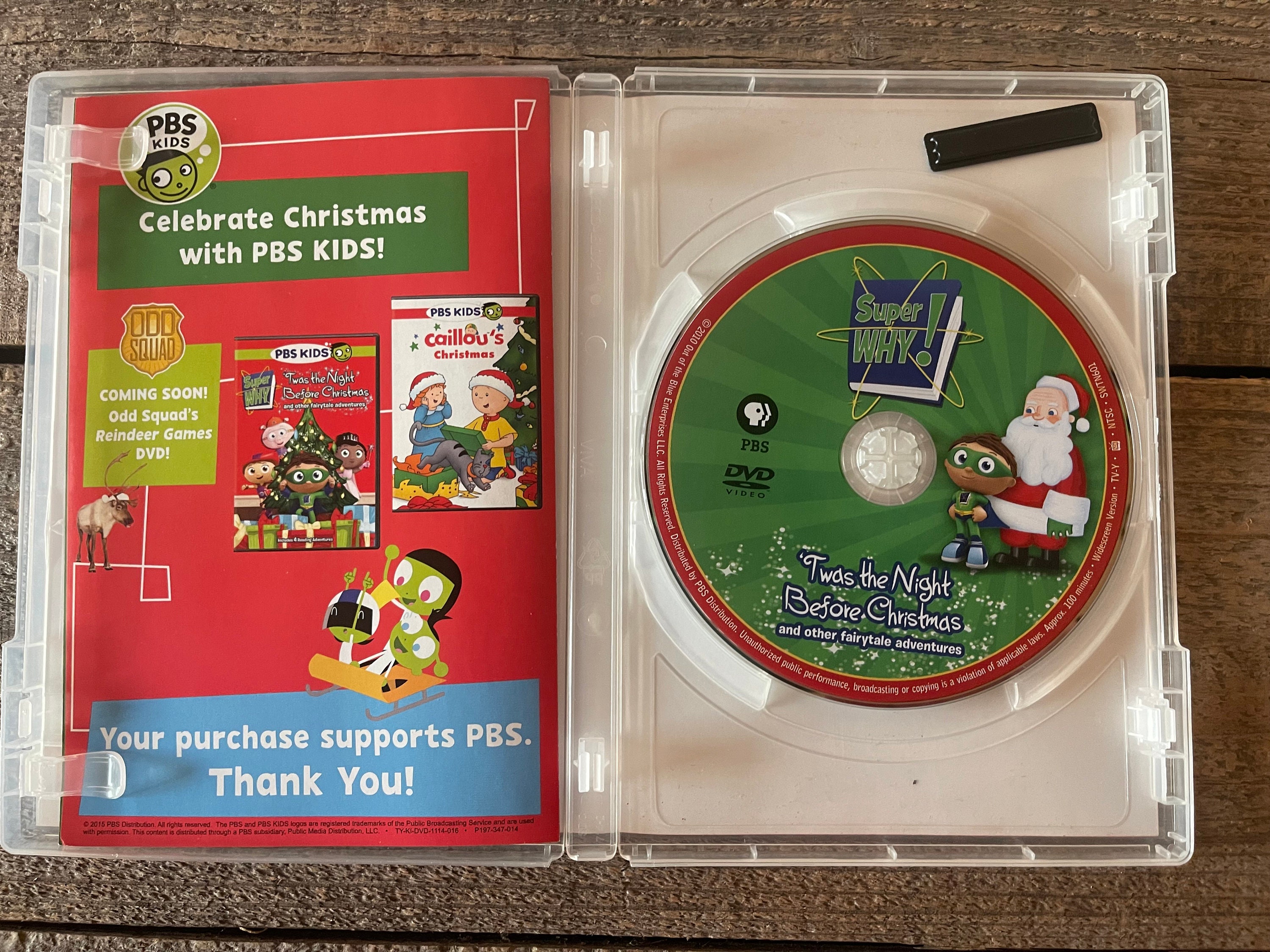 Super Why DVD: 'twas the Night Before Christmas // PBS Kids // Tested ...