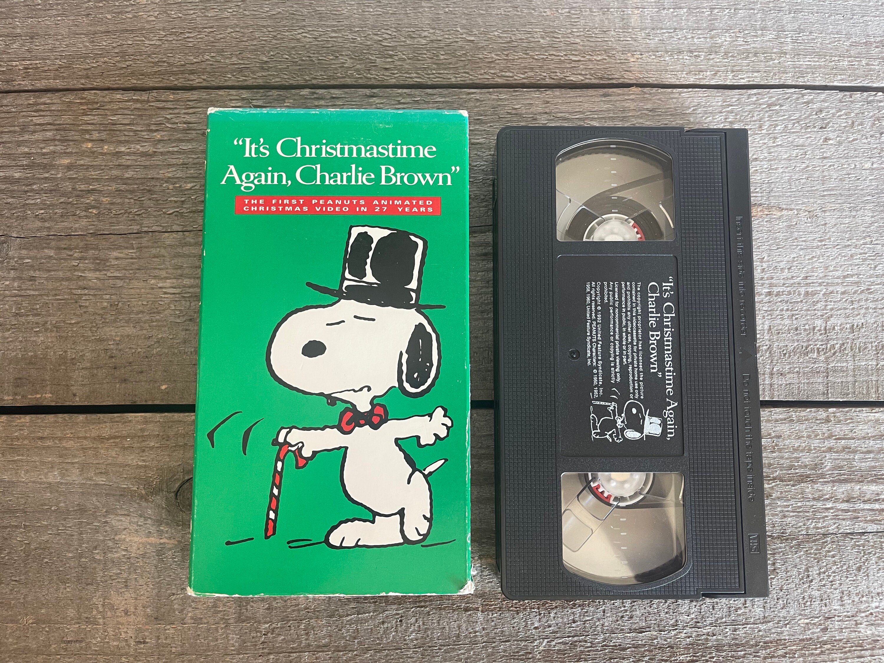 Vintage Peanuts VHS Movies // You Choose // A Charlie Brown Christmas ...