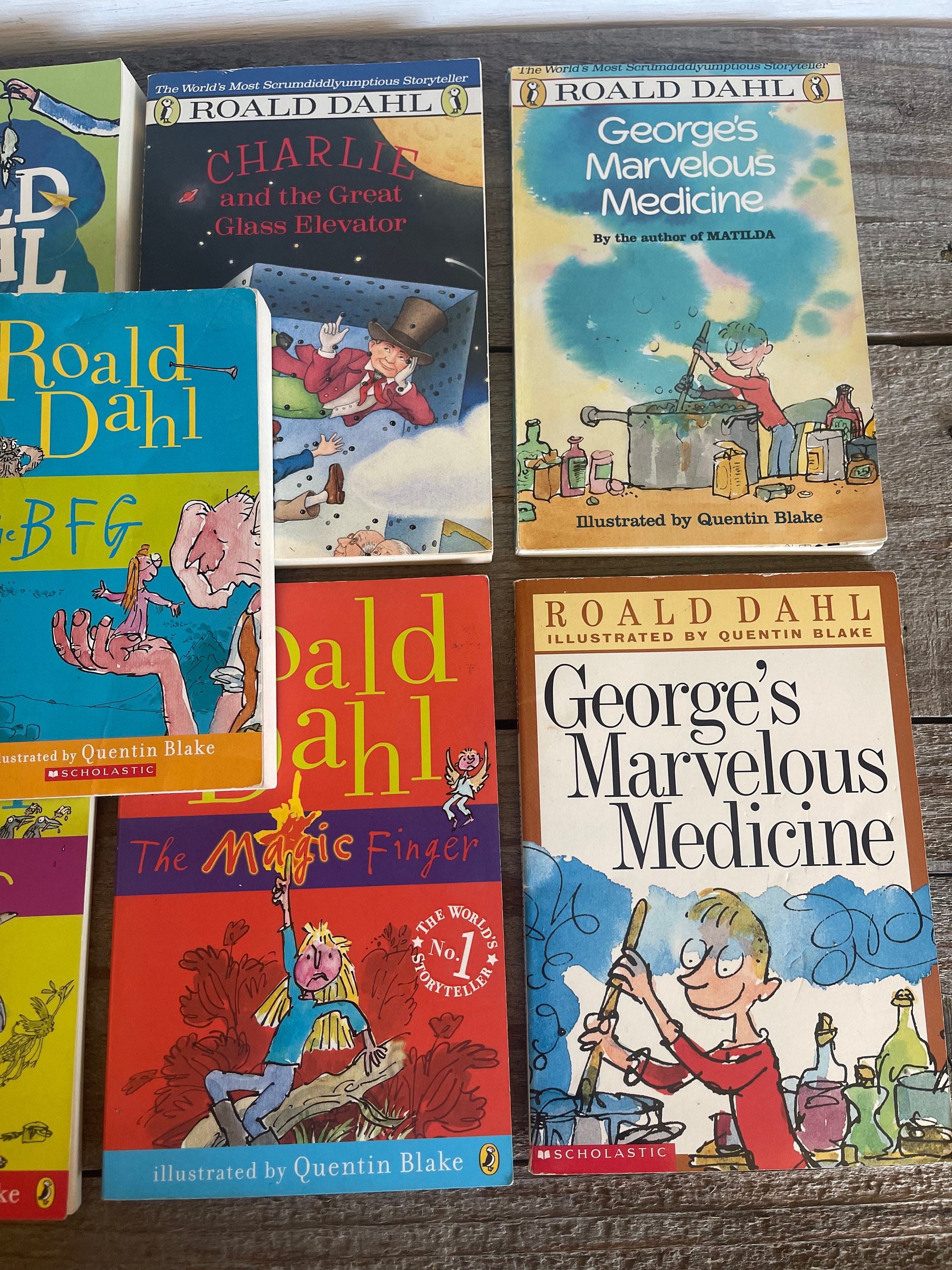 Roald Dahl Books // You Choose // BFG Twits Magic Finger - Etsy