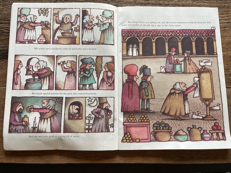 Strega Nona // Tomie De Paola // Scholastic Book - Etsy