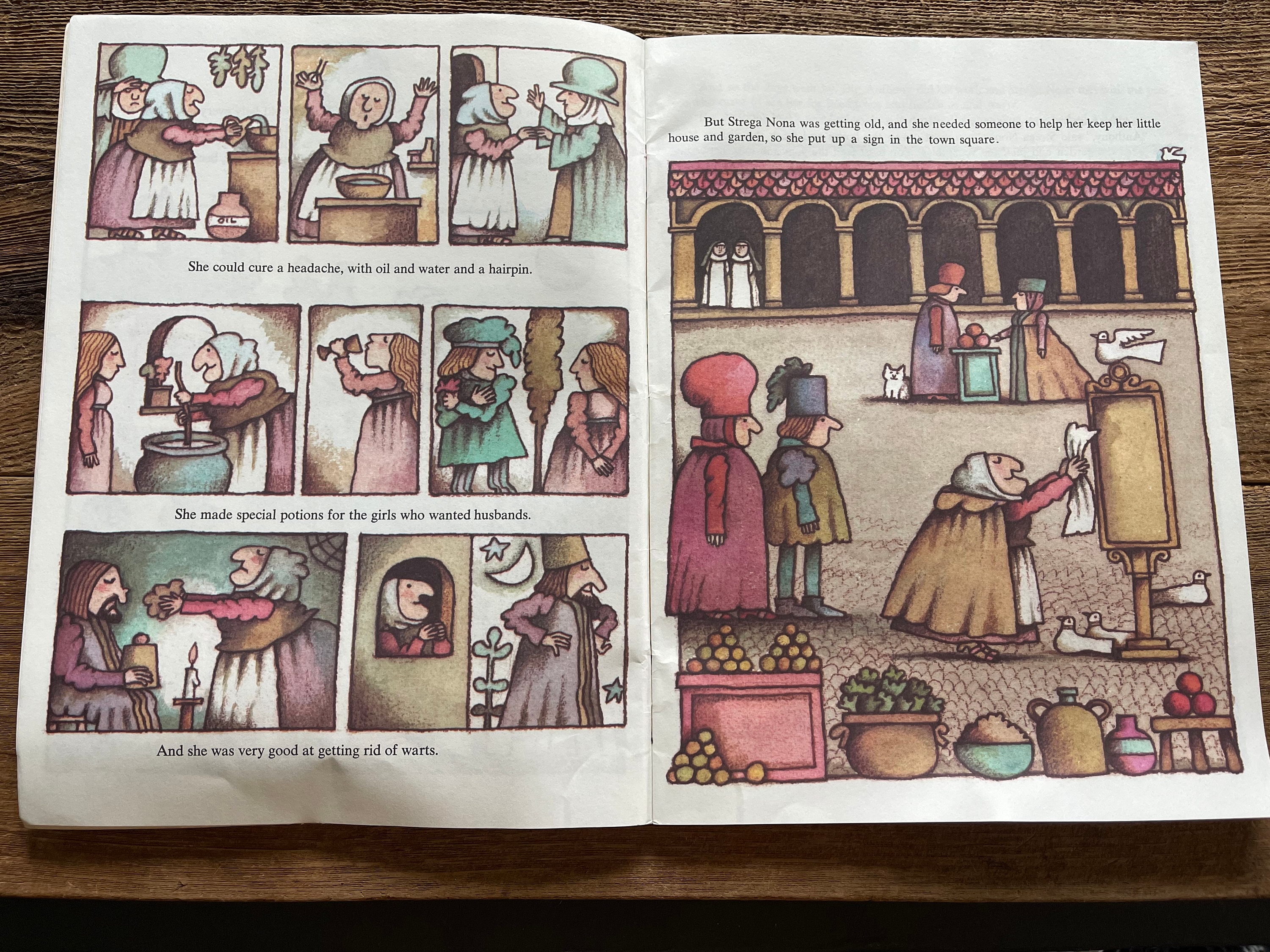 Strega Nona // Tomie De Paola // Scholastic Book - Etsy