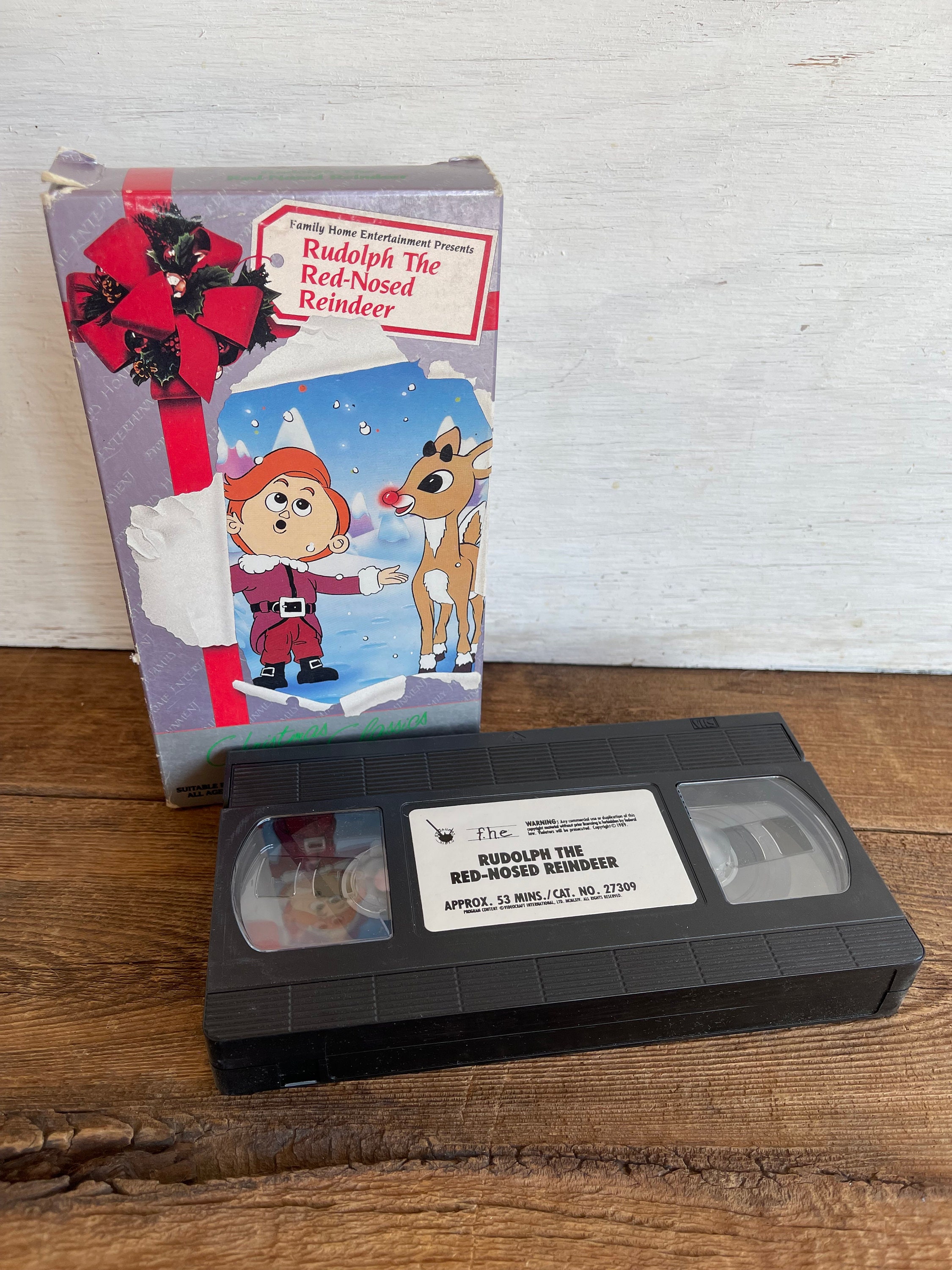 Rudolph the Red-nosed Reindeer VHS Movie // Christmas Classics - Etsy ...