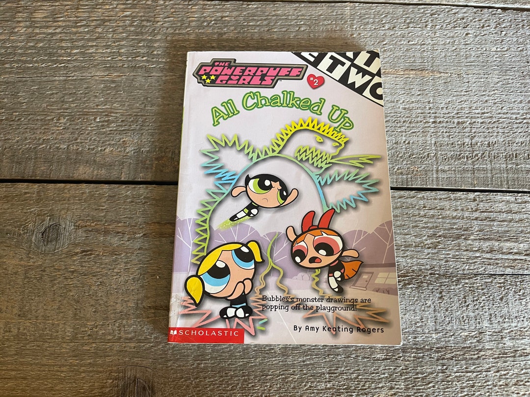The Powerpuff Girls Chapter Book // Book 2 All Chalked up // 2000 - Etsy