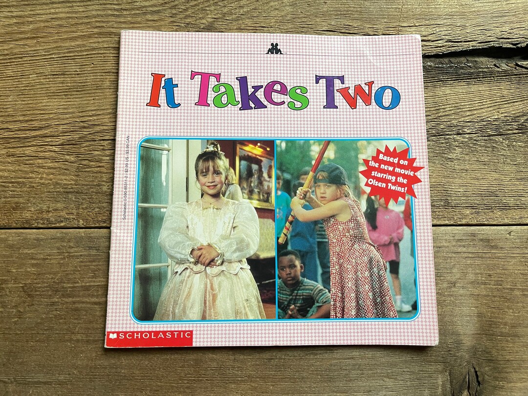 It Takes Two // Mary Kate and Ashley Olsen // 1995 Book Based on the ...