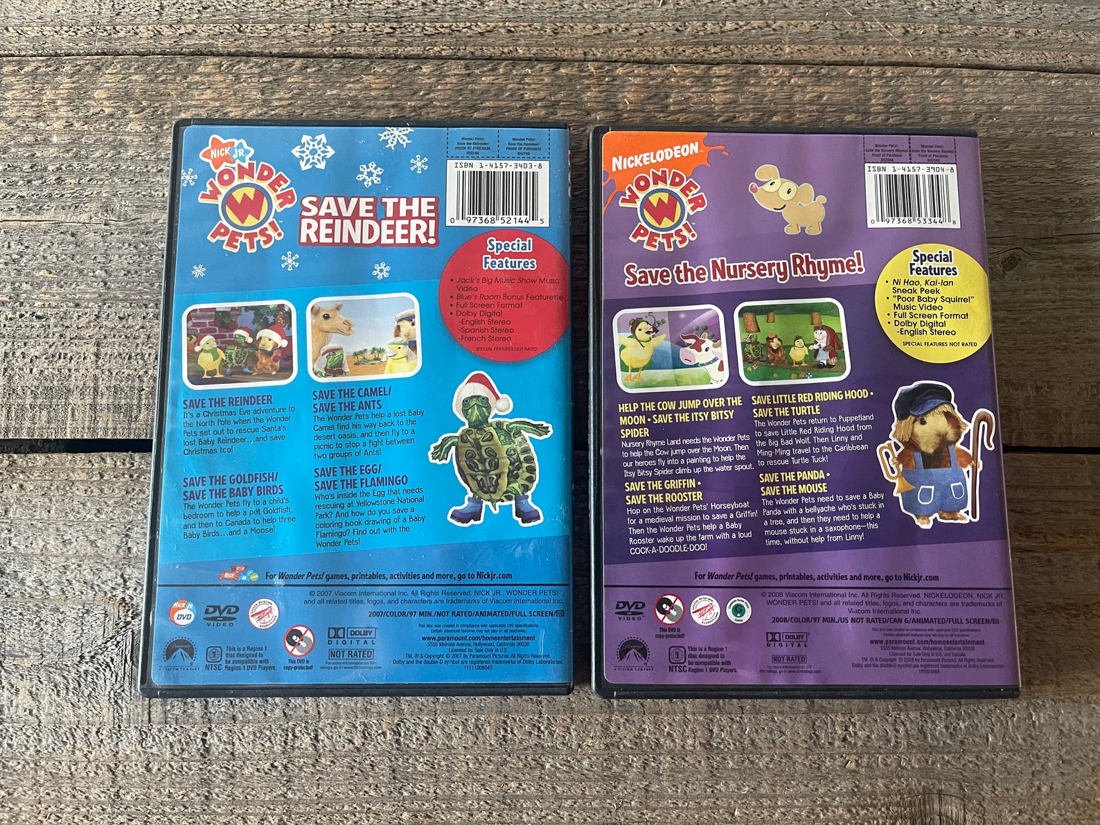 Wonder Pets Dvds // You Choose // Save the Nursery Rhyme or Save the ...