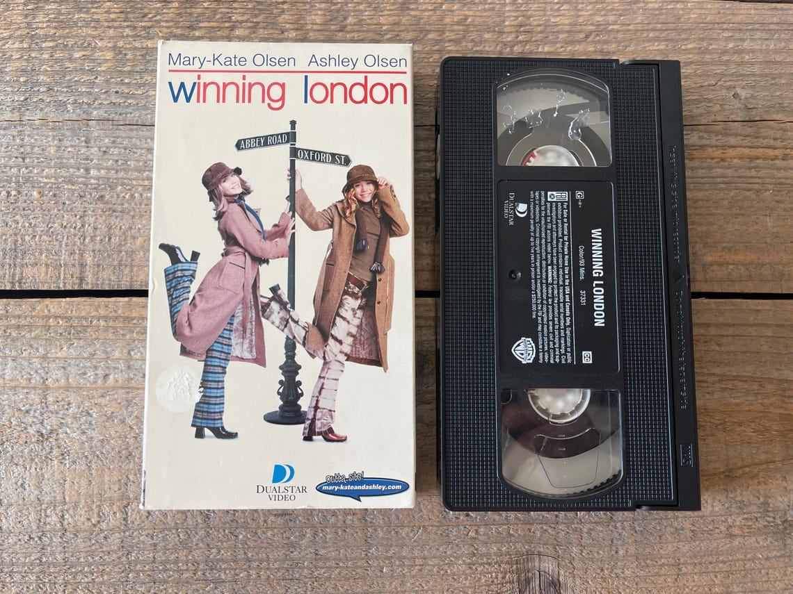 Winning London VHS Movie // Mary-kate and Ashley Olsen // 2001 - Etsy