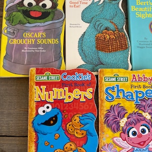 Sesame Street Board Books // Sold Individually // Jim Henson Muppets - Etsy