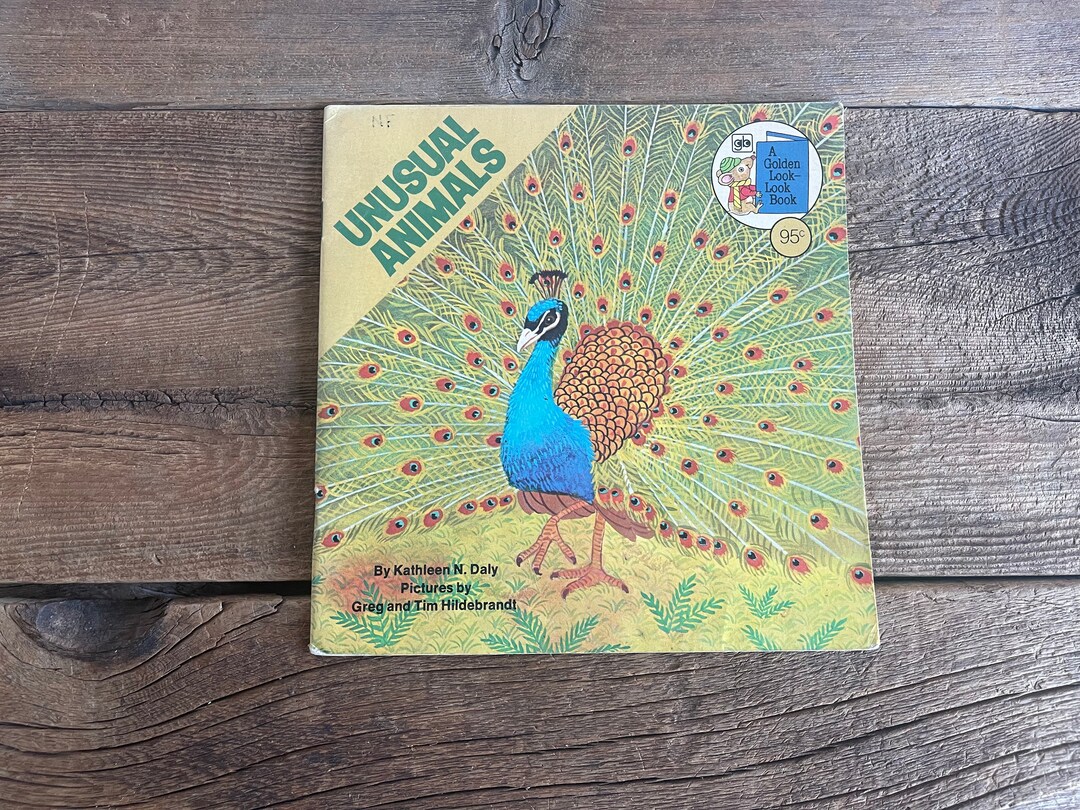 Unusual Animals Book // A Golden Look, Look Book // 1977 - Etsy