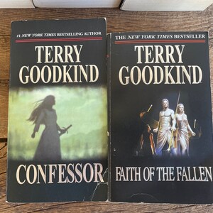 Terry Goodkind Sword of Truth Novels // You Choose // Fantasy Book ...