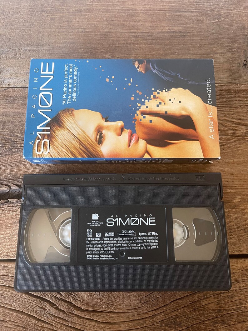 Simone VHS Movie // Al Pacino // 2002 - Etsy