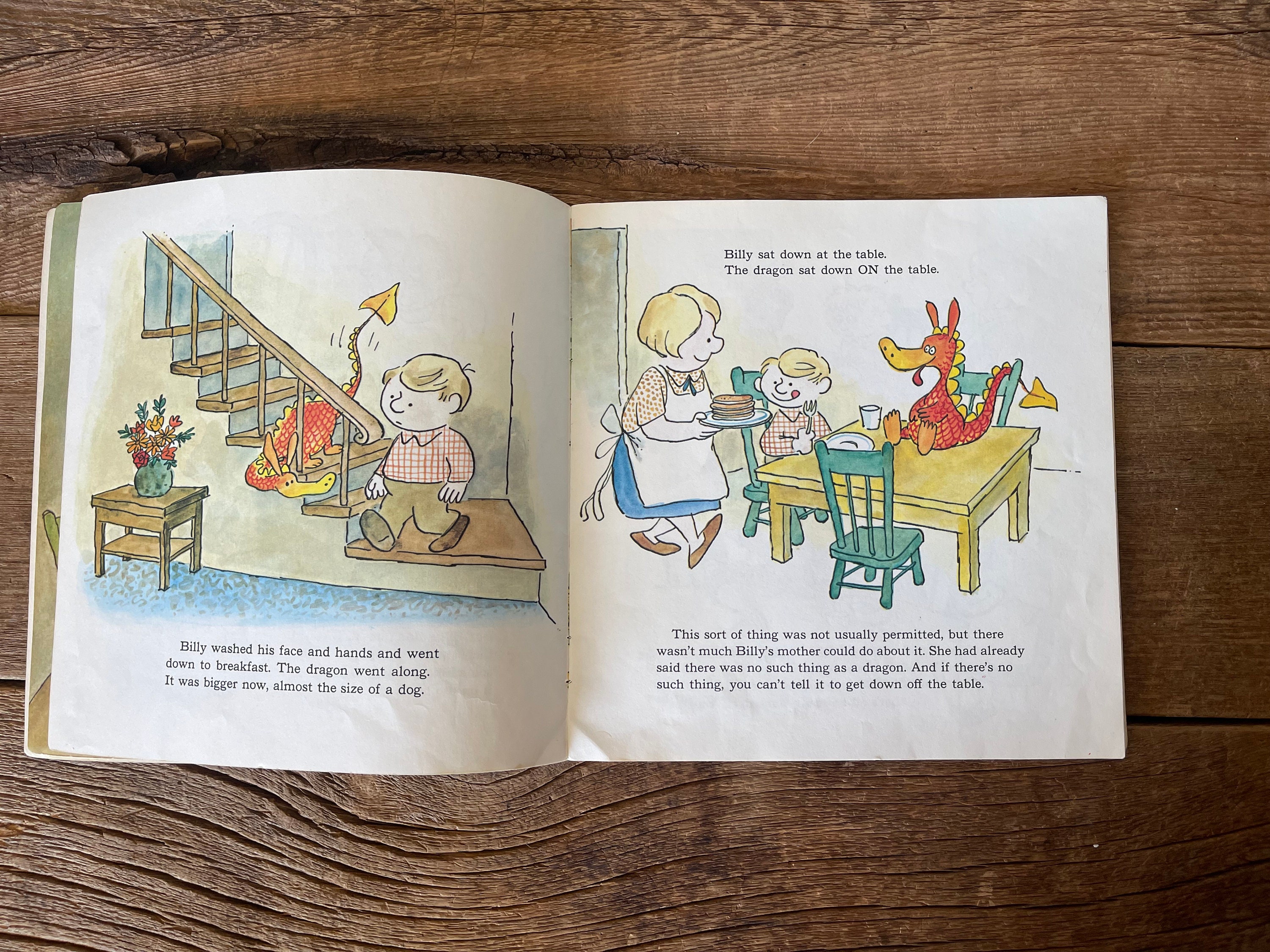 There's No Such Thing as A Dragon // Jack Kent // 1975 Golden Book - Etsy