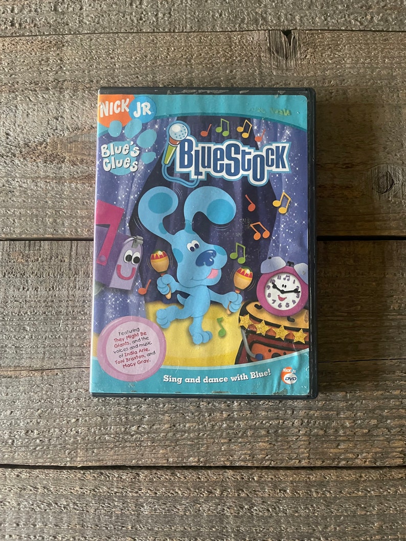 Blue's Clues Dvds // You Choose // Bluestock, Classic Clues or Shapes ...