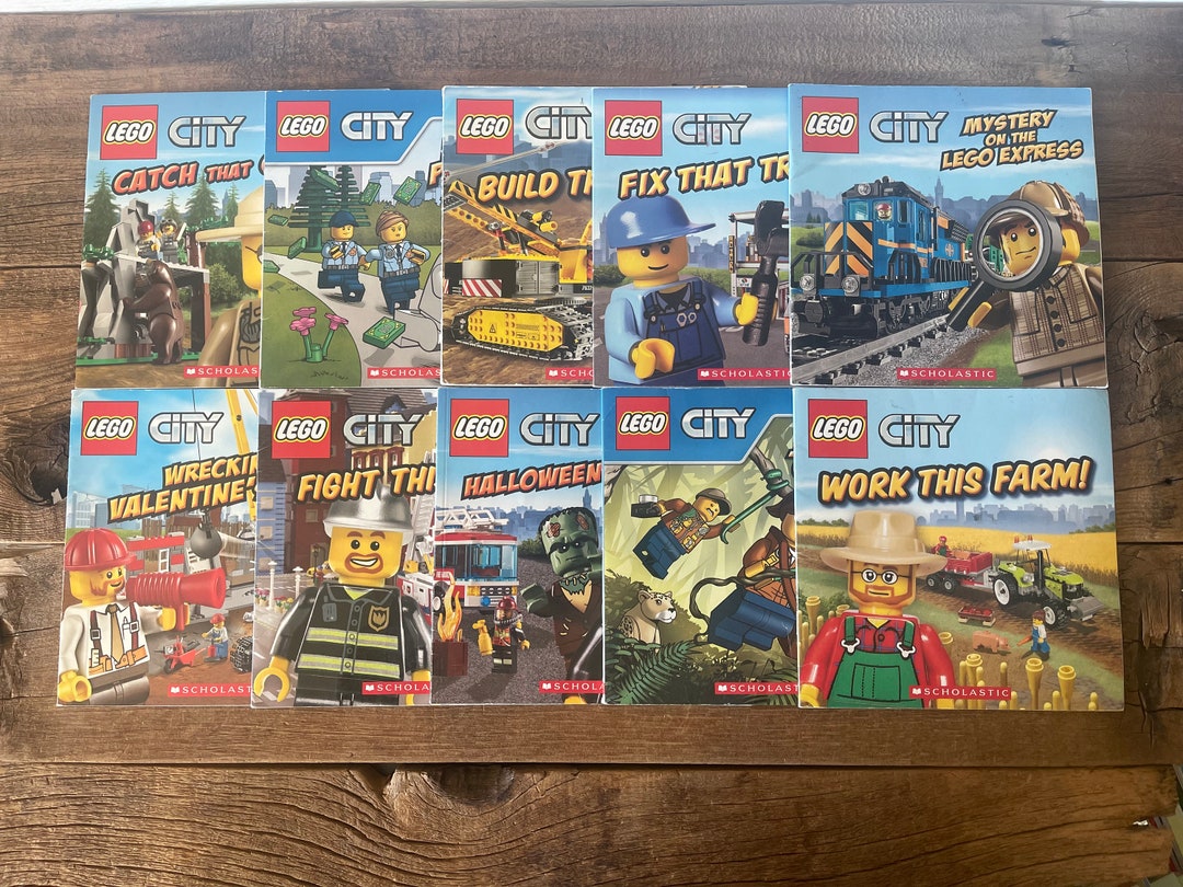 Lego City Books // You Choose // Scholastic // Square Soft Cover - Etsy