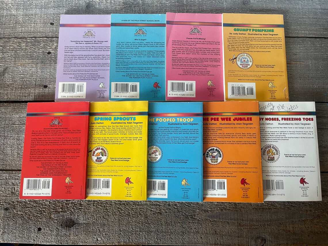 Pee Wee Scouts Books // You Choose // Judy Delton // 1990's Kids Book ...