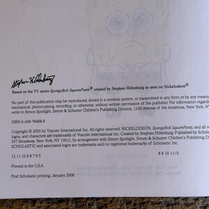 Spongebob Goes to the Doctor // Spongebob Squarepants Book // 2006 ...