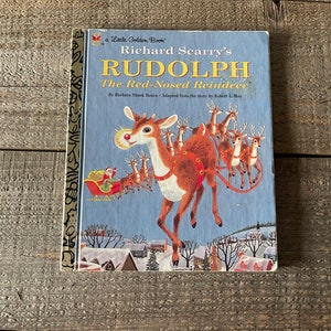 Richard Scarry's Rudolph the Red-nosed Reindeer // 1997 Little Golden ...