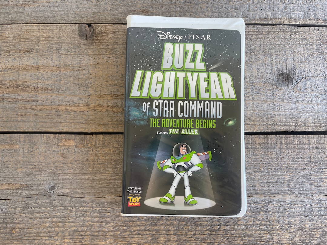 Buzz Lightyear of Star Command: the Adventure Begins // Disney Pixar Vintage VHS 2000 // Tim ...