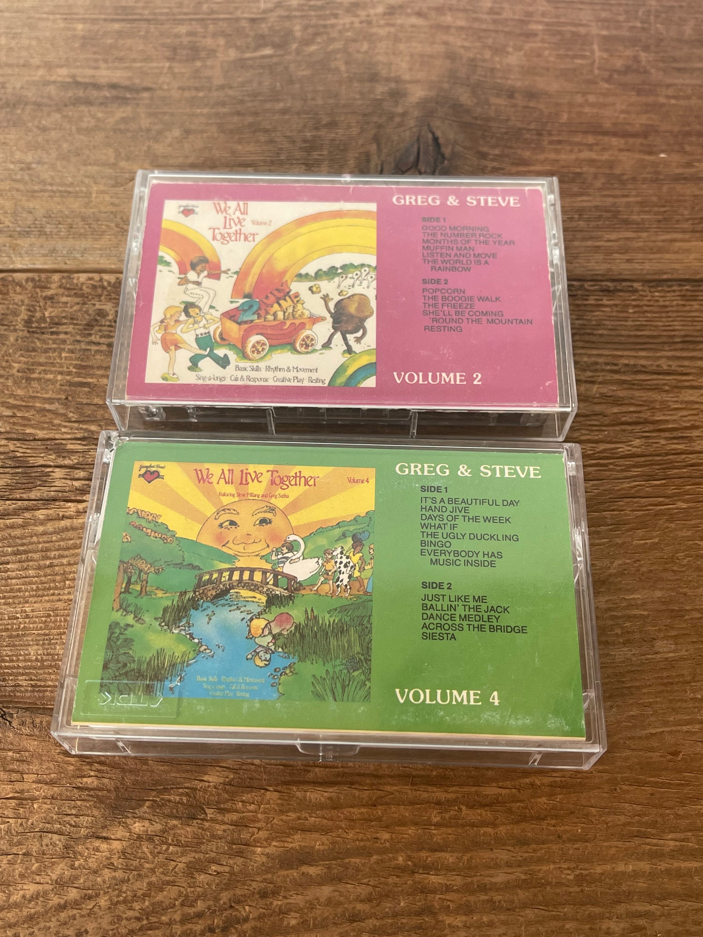 Greg & Steve Cassettes // We All Live Together Volume 2 - Etsy