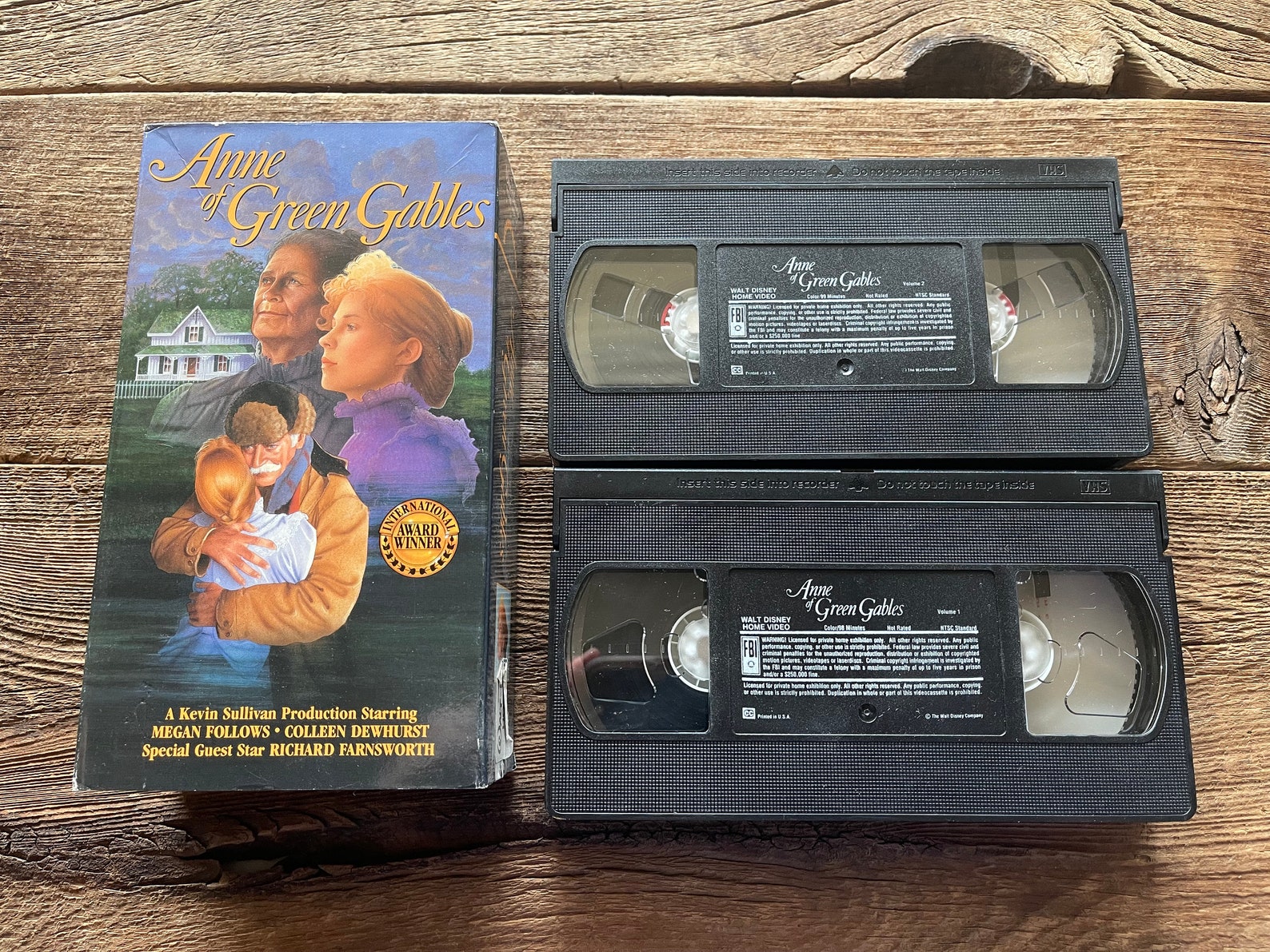 Anne of Green Gables & Anne of Avonlea VHS Movie Sets // Walt Disney Home Video - Etsy