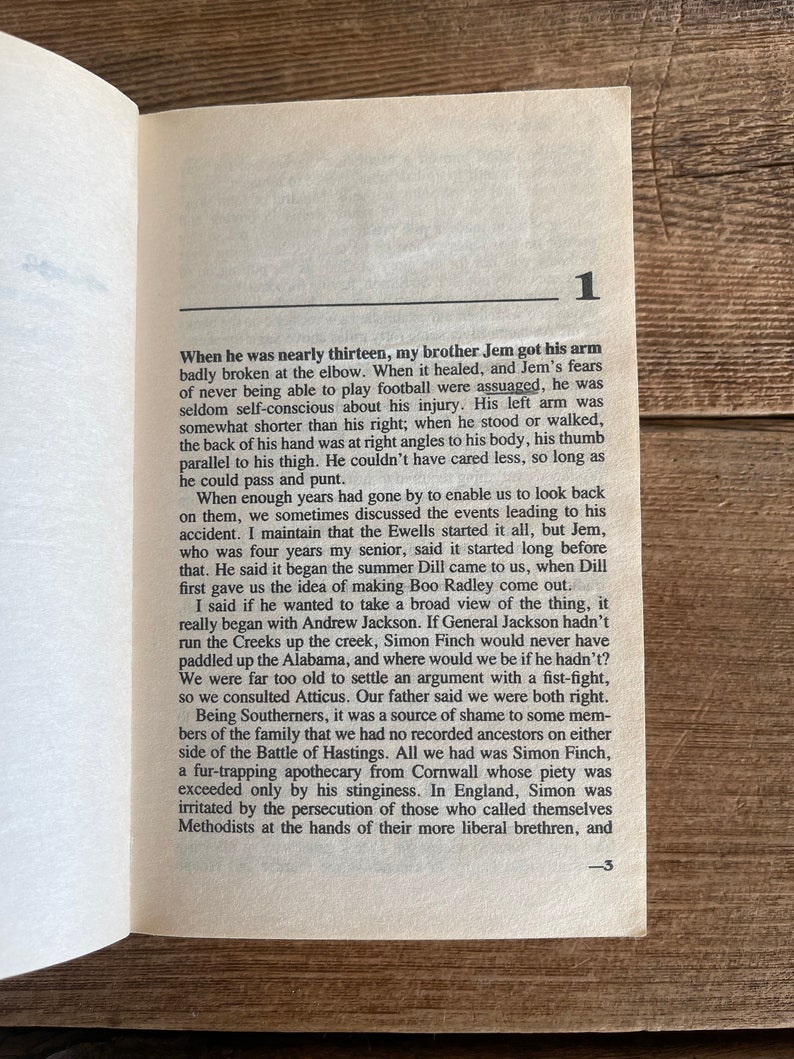 To Kill A Mockingbird // Harper Lee // First Warner Books Printing 1982 ...