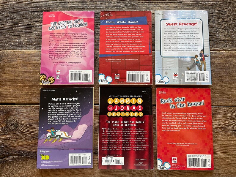 Disney Channel Books // You Choose // Cheetah Girls, Suite Life, Cory ...