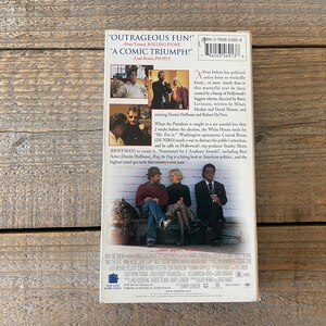 Wag the Dog VHS Movie // Dustin Hoffman, Robert De Niro // 1997 Comedy ...