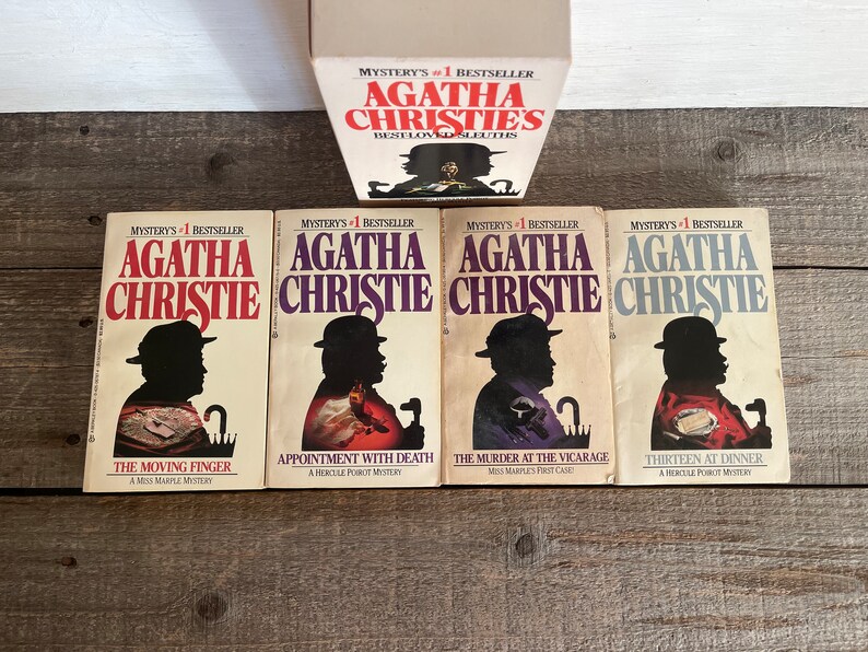 Vintage Agatha Christie Box Sets // best-loved - Etsy