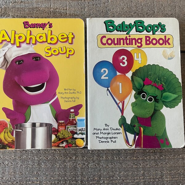 Barney Book - Etsy