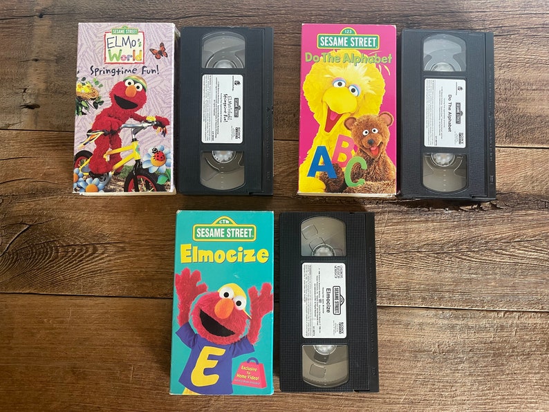 Sesame Street VHS Movies // You Choose // Elmo, Do the Alphabet, Put ...