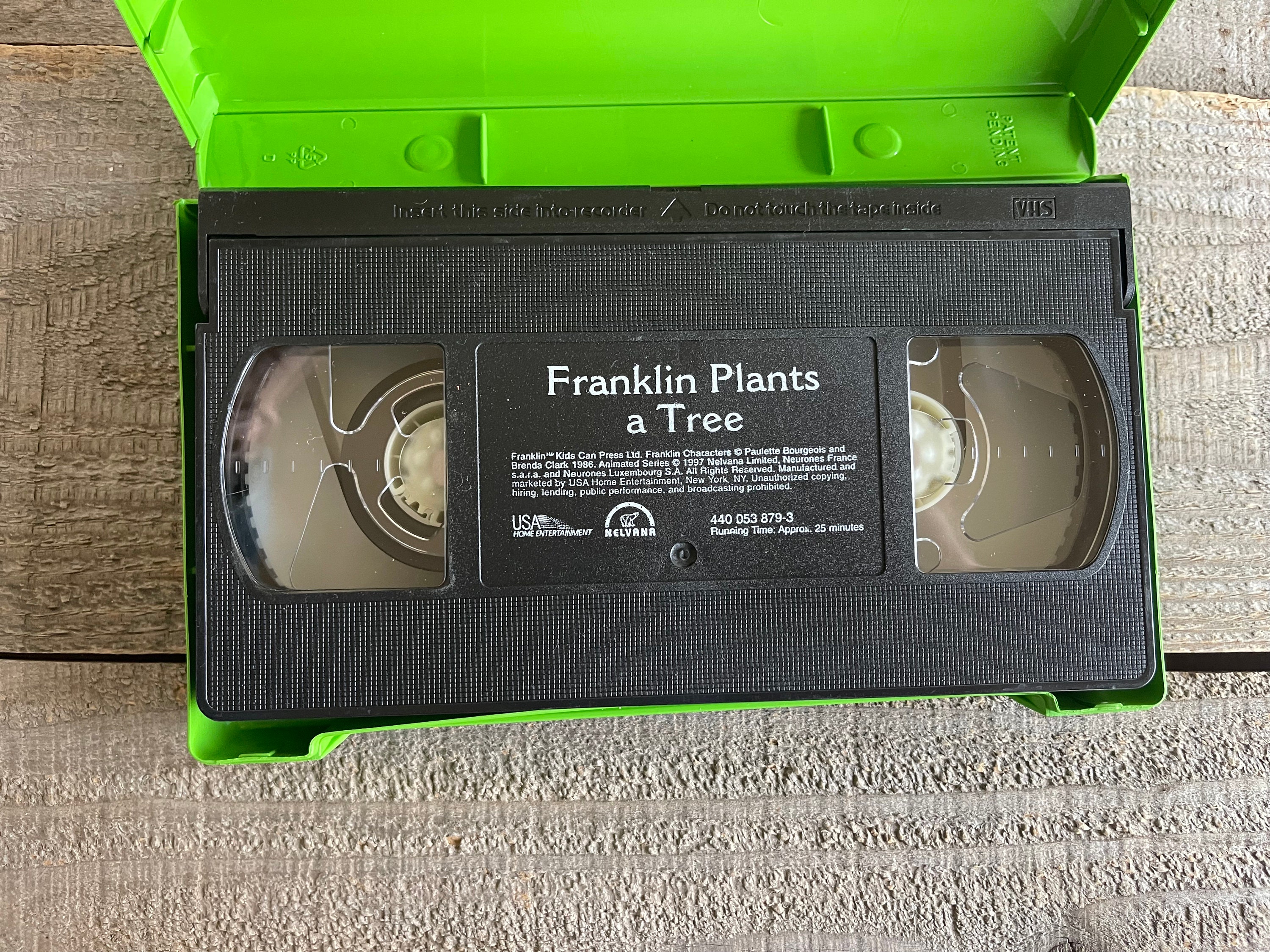 Franklin VHS Movies // You Choose // Reading Adventures, Plants a Tree ...
