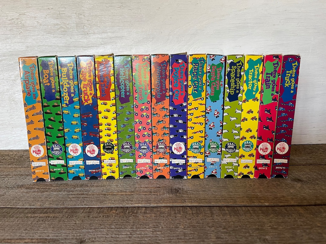 Vintage "there Goes A..." Transportation VHS Movies - 1990s Kidvision ...