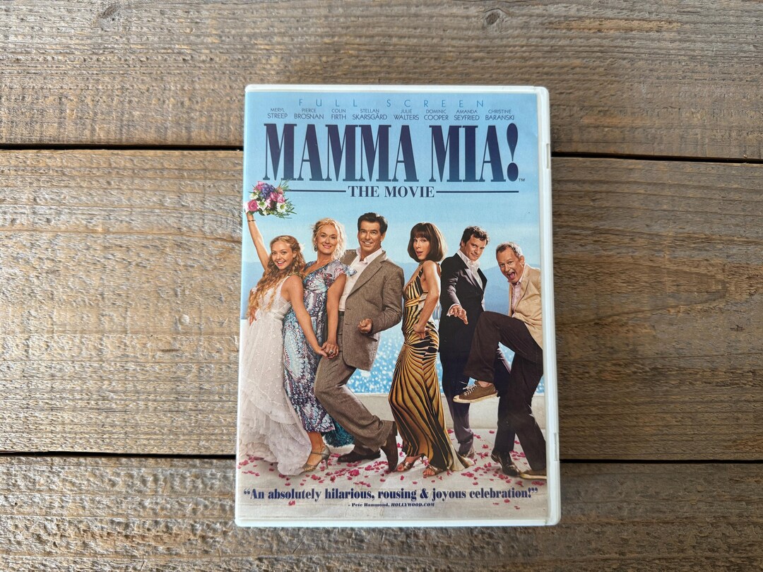 Mamma Mia! the Movie DVD // Musical Comedy, Rated PG-13 // Full Screen ...