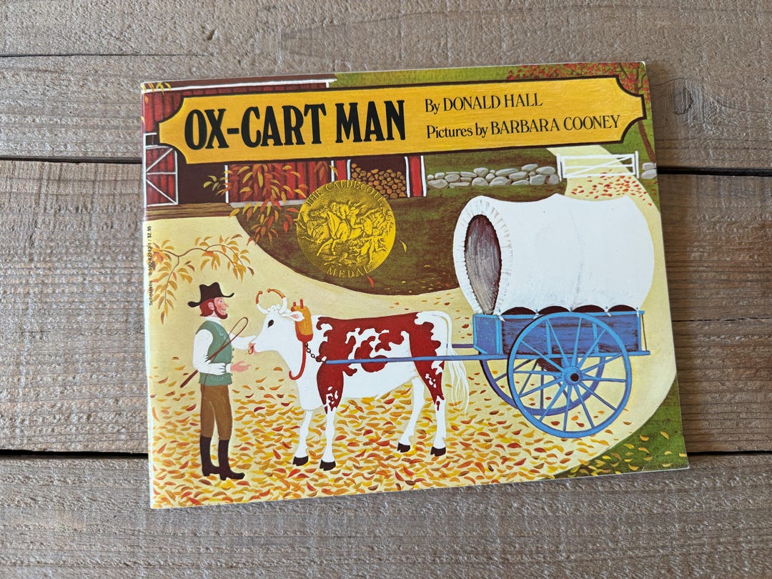 Ox-cart Man by Donald Hall // 1988 Children's Scholastic Book // 19th ...