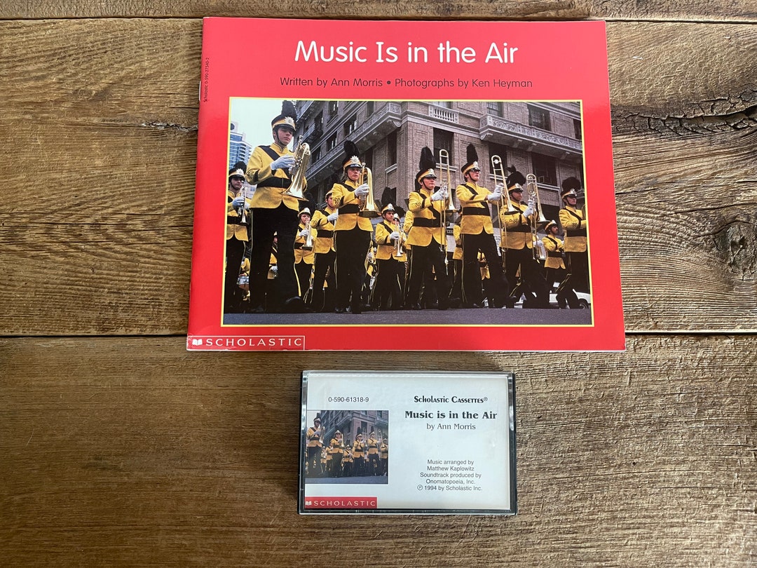 Music is in the Air // Ann Morris // Vintage Scholastic Book & Cassette ...