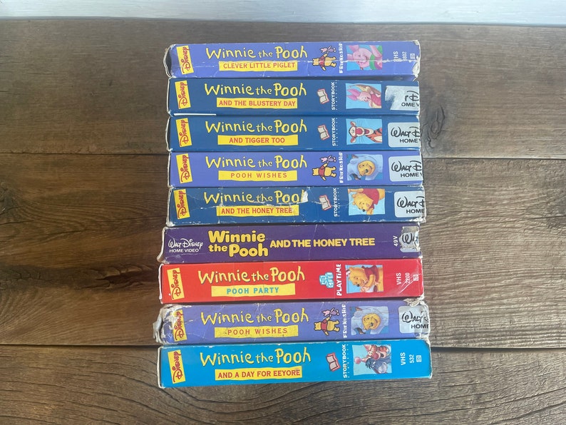 Winnie the Pooh VHS Movies // Sold Individually // Walt Disney - Etsy