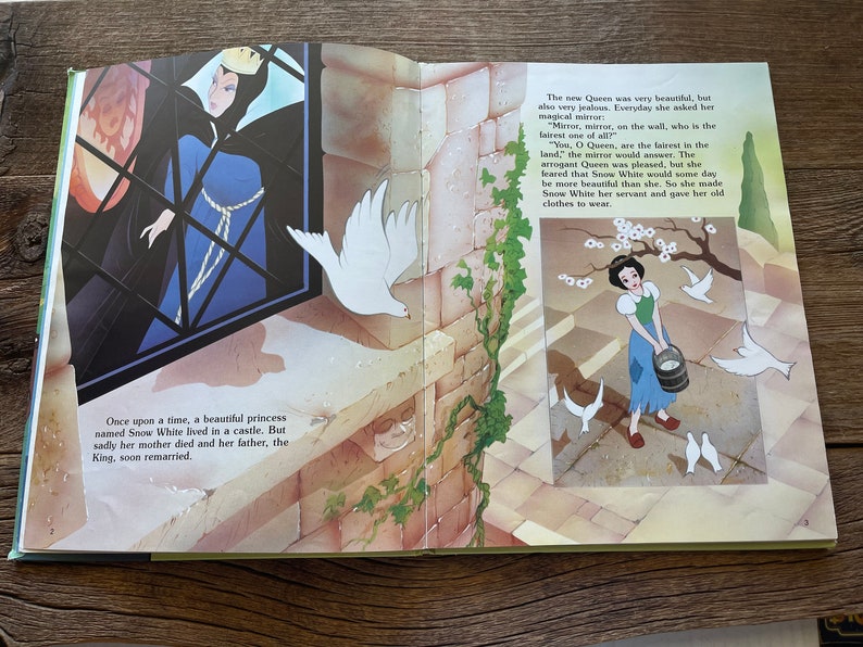 Walt Disney's Snow White and the Seven Dwarfs // Large Oversized Book ...