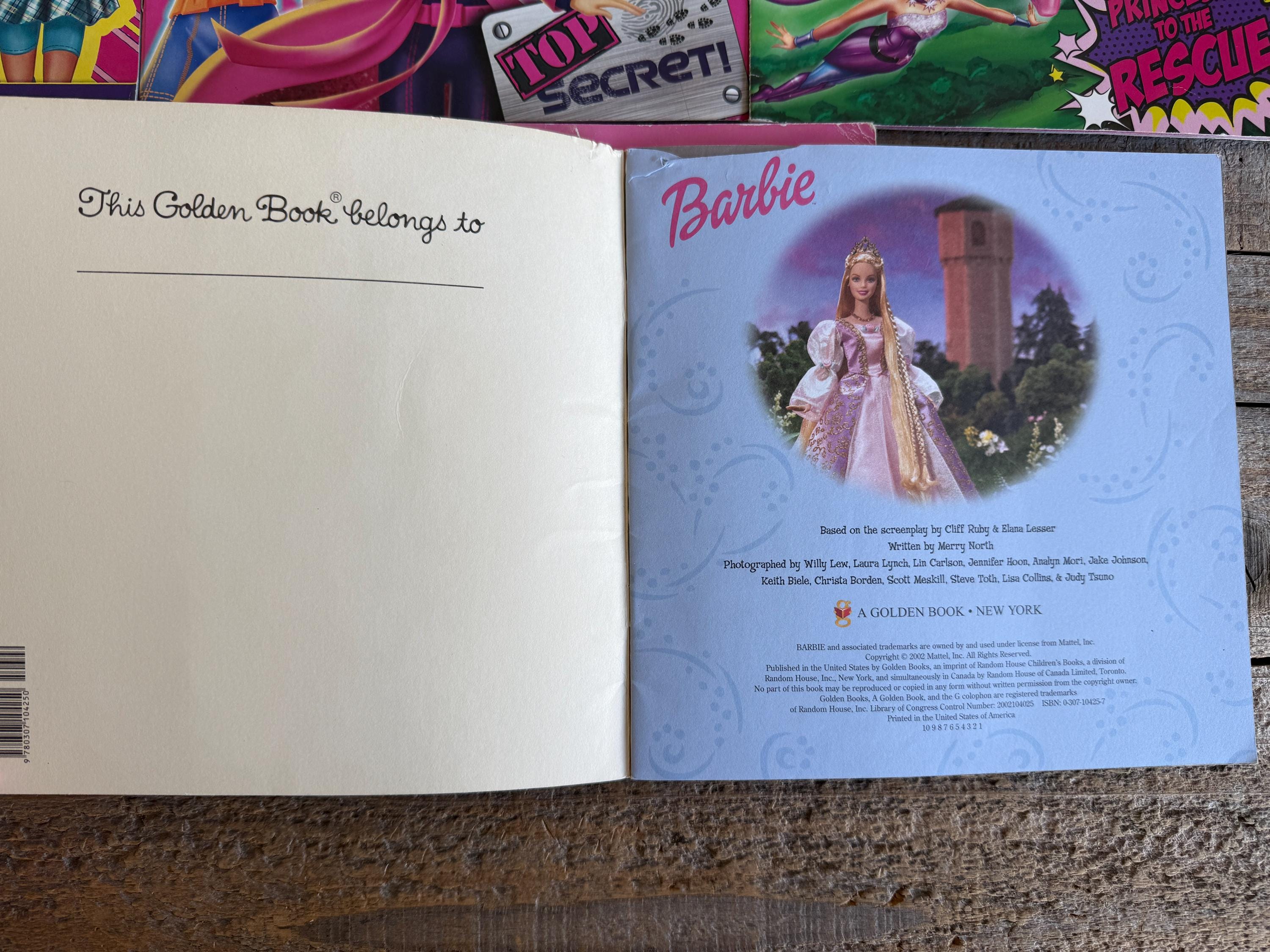 Barbie Books- Sold Individually- Princess Charm School, Mermaid Tale ...