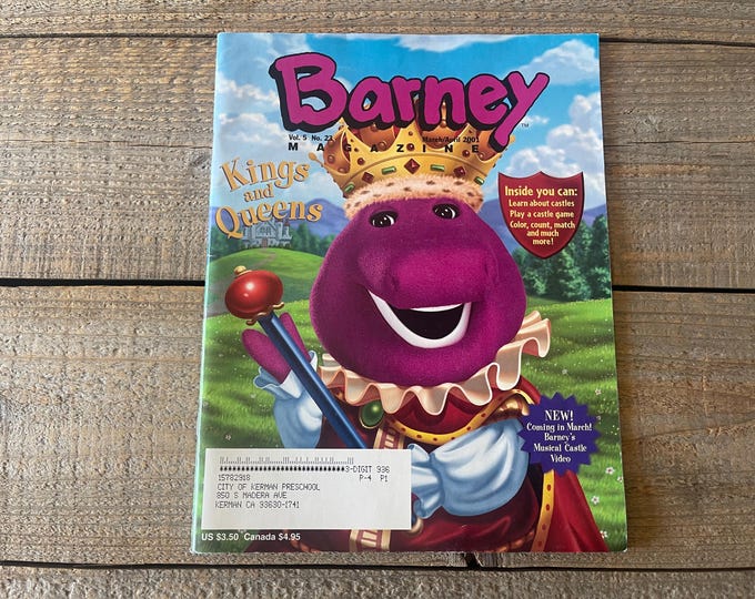 Barney Magazine // Vol. 5, No. 22, March/april 2001 // Kings and Queens ...