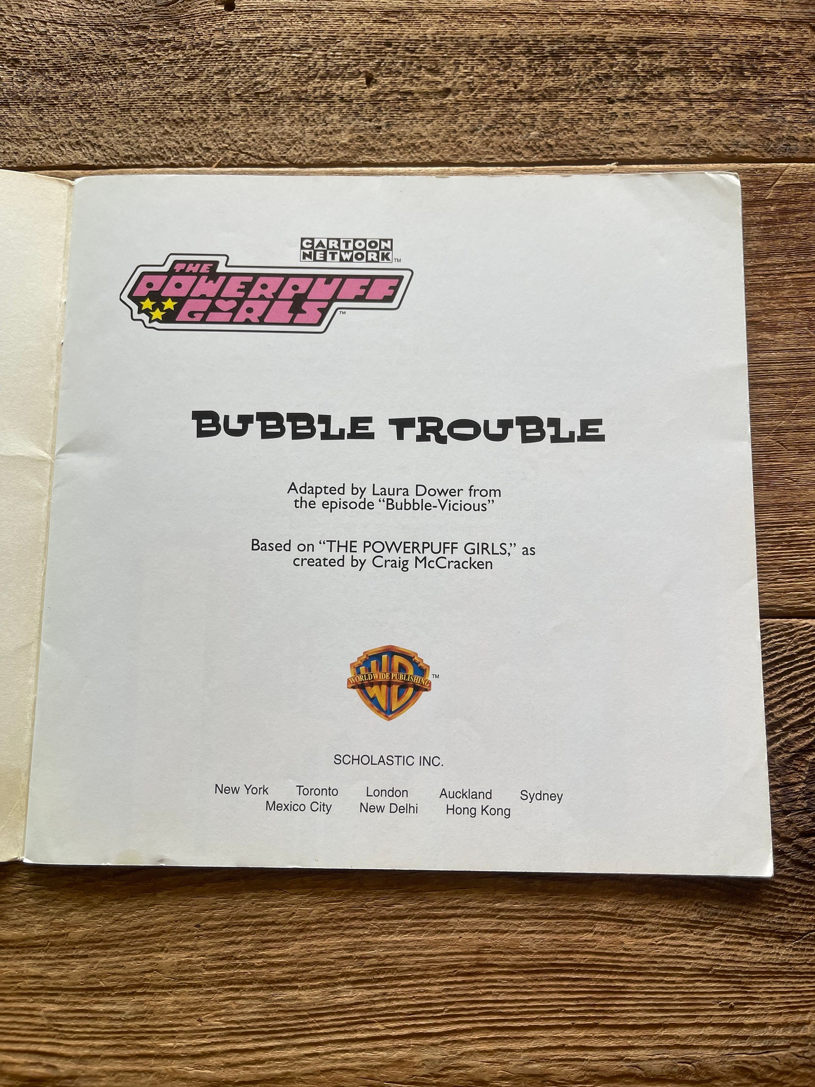 The Powerpuff Girls Book // bubble Trouble // 2000 - Etsy