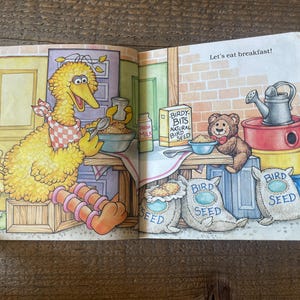 Big Bird's Busy Day // Sesame Street // A First Little Golden Book 1987 ...