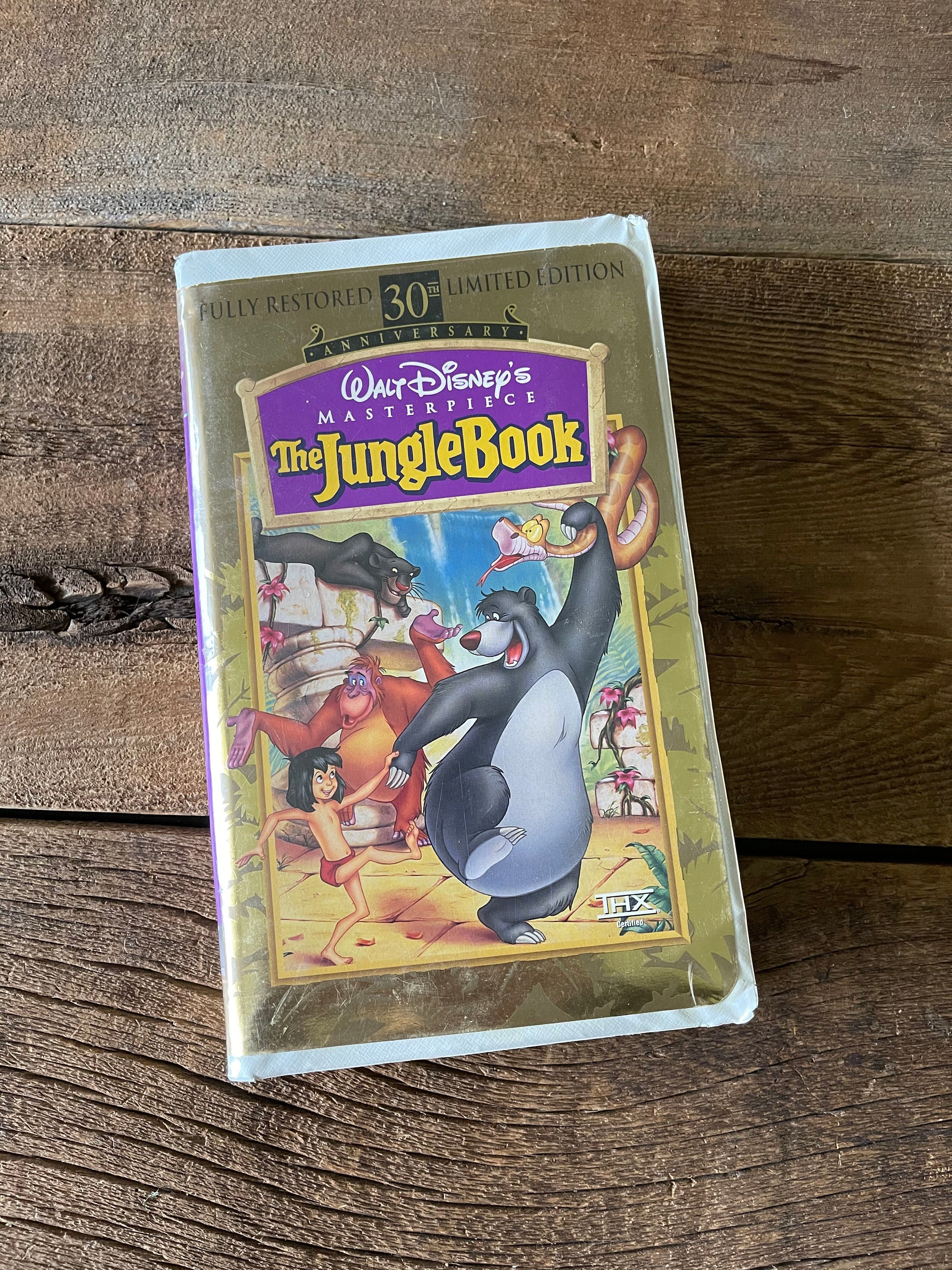 The Jungle Book & the Jungle Book 2 // Walt Disney VHS Movies - Etsy