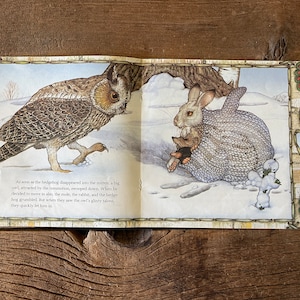 The Hat or the Mitten // Jan Brett // Vintage Book & Cassette Tape Set ...