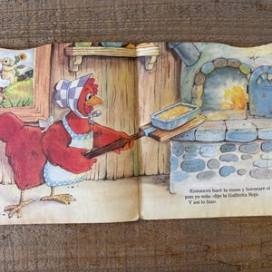 La Gallinita Roja // the Little Red Hen // Scholastic Book and Cassette ...