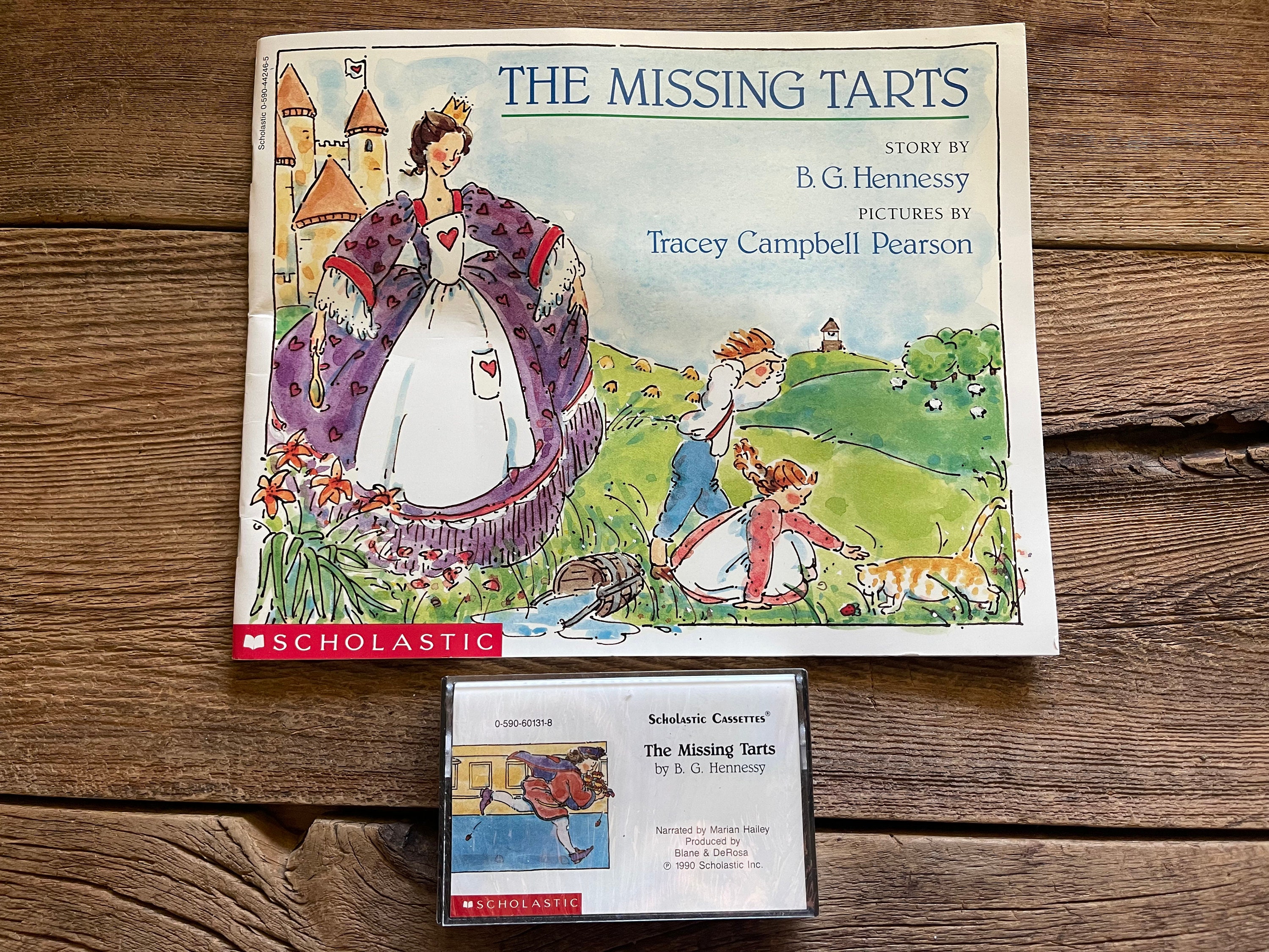 The Missing Tarts // B. G. Hennessy // Vintage Book and Cassette Tape Set // Scholastic // Hello ...