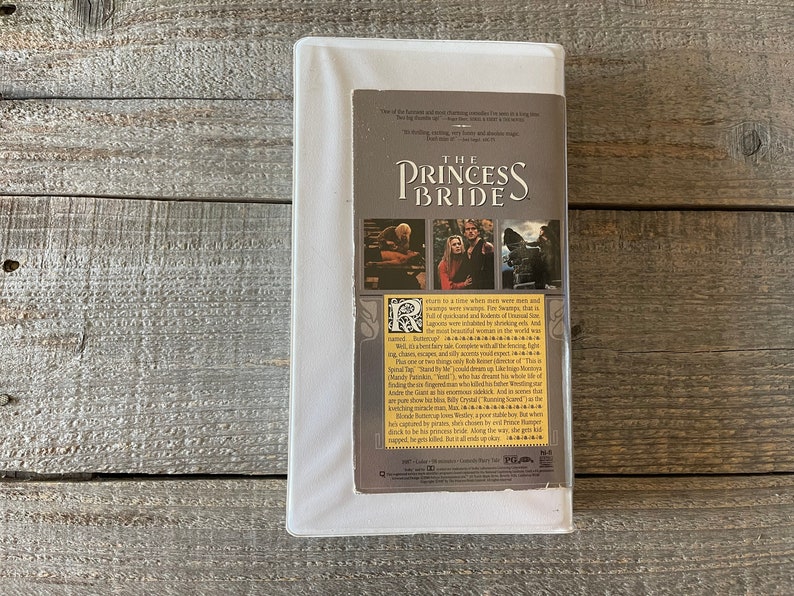 The Princess Bride // Vintage VHS Movie in Clamshell Case // 1987 ...