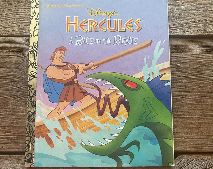 Disney's Hercules A Race to the Rescue // A Little Golden Book // 1997 ...