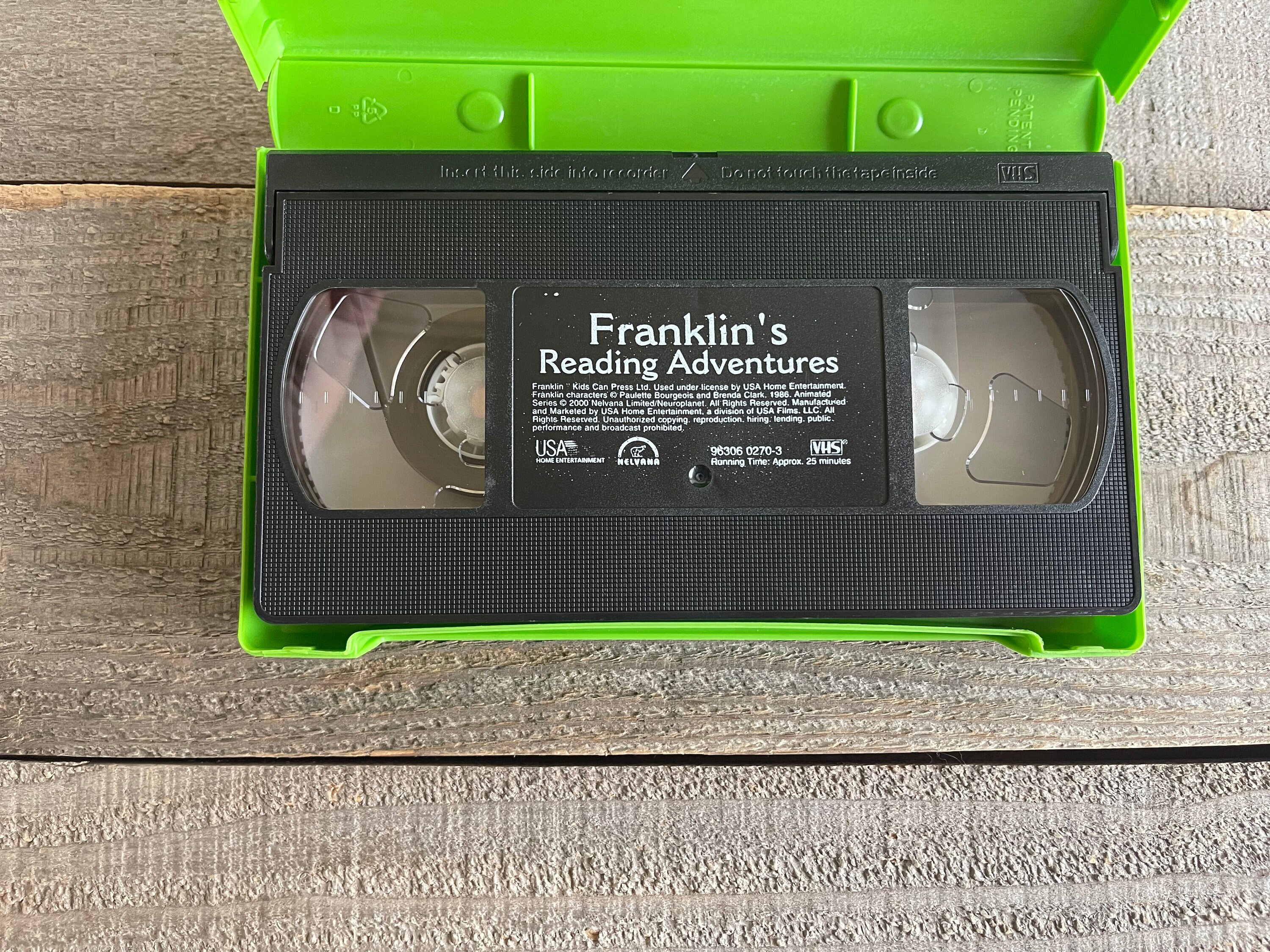 Franklin VHS Movies // You Choose // Reading Adventures, Plants a Tree ...