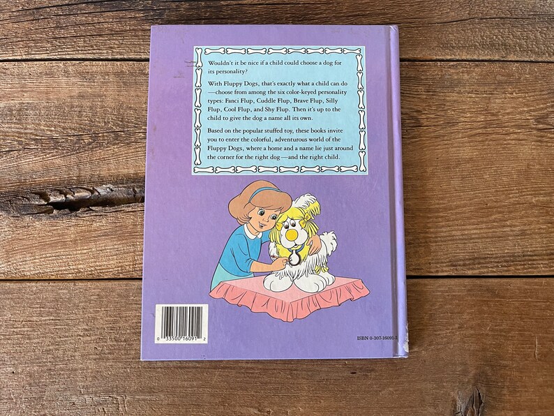 Disney's Fluppy Dogs Book // Fluppy Dogs to the Rescue // 1986 Golden ...
