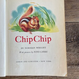 Chip Chip, 1947 Little Golden Book - Etsy