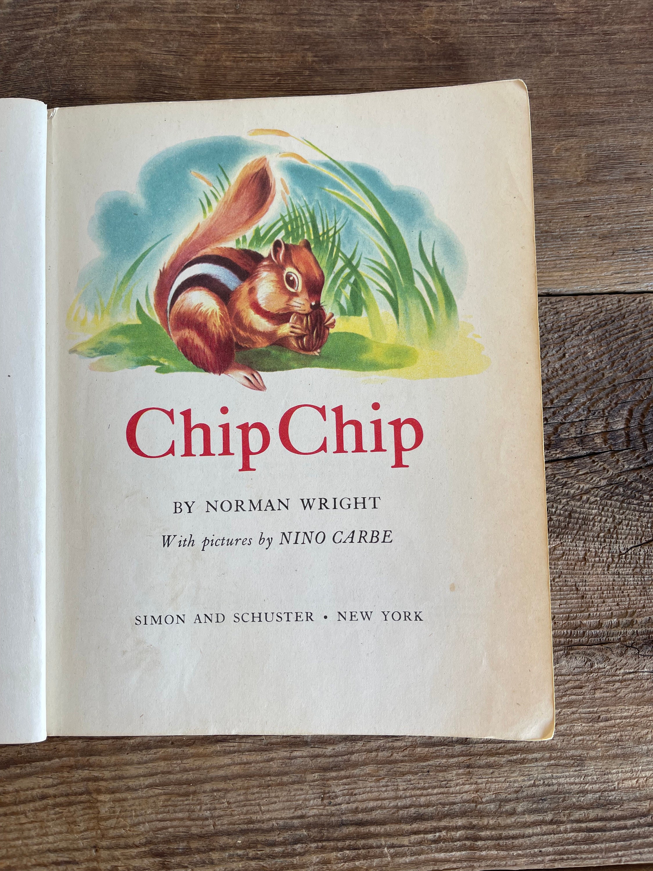 Chip Chip, 1947 Little Golden Book - Etsy